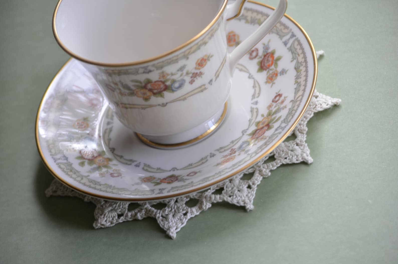 Small doily Crocheted doily round doily pointed web | Etsy