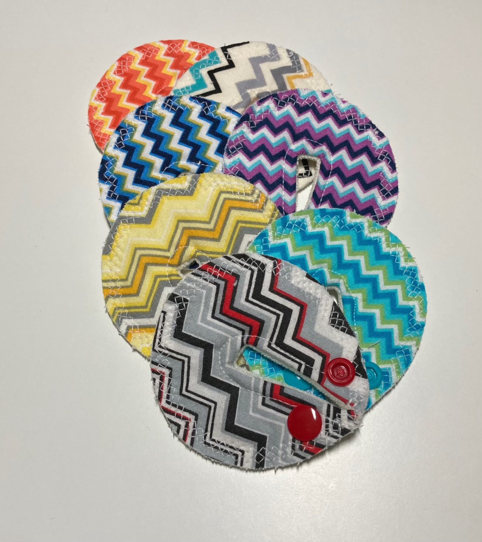 Feeding Tube Pads Set of SEVEN Chevron Enteral Feeding G - Etsy