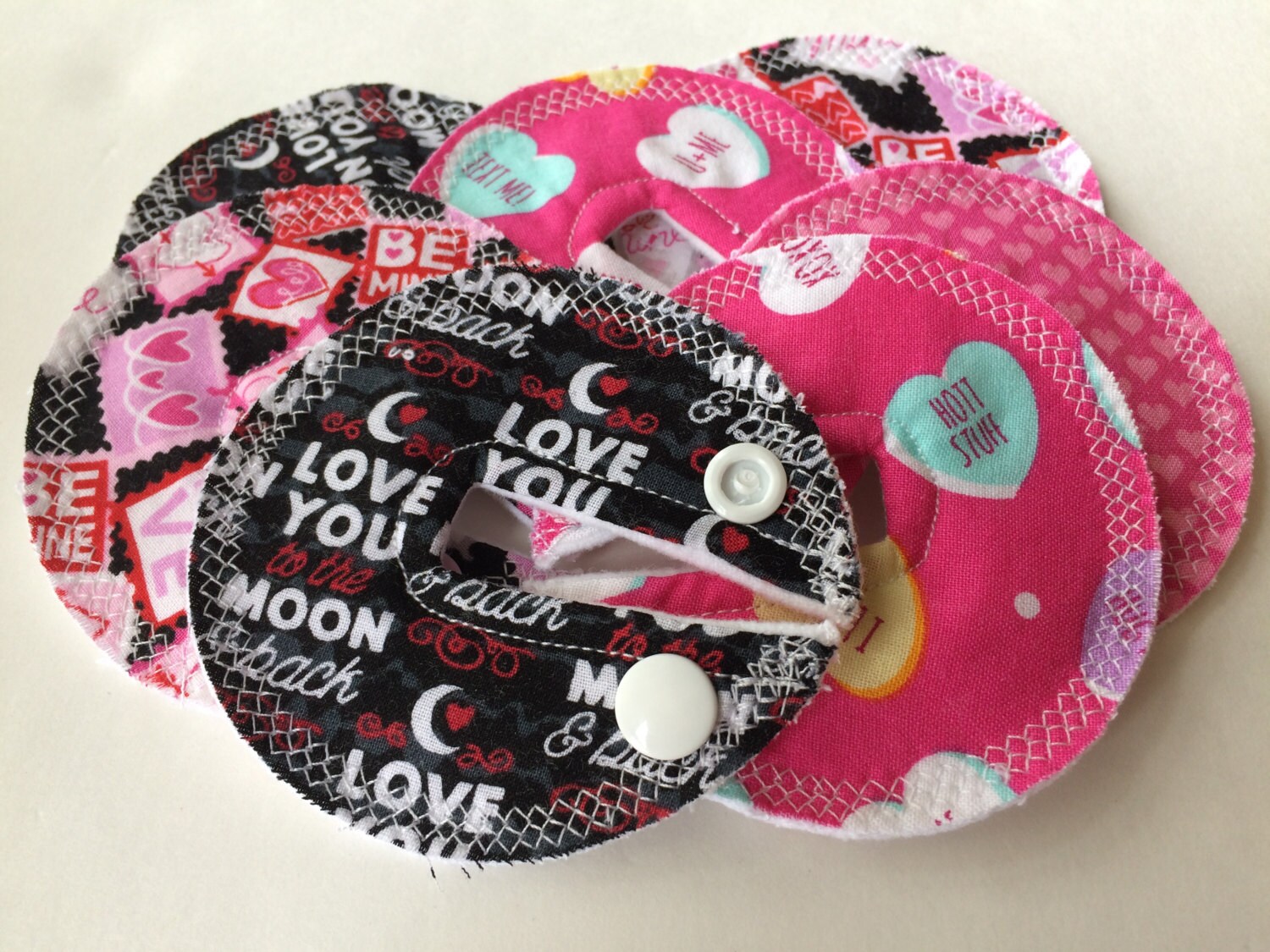 Feeding tube pads Set of SEVEN bamboo cotton G tube J | Etsy