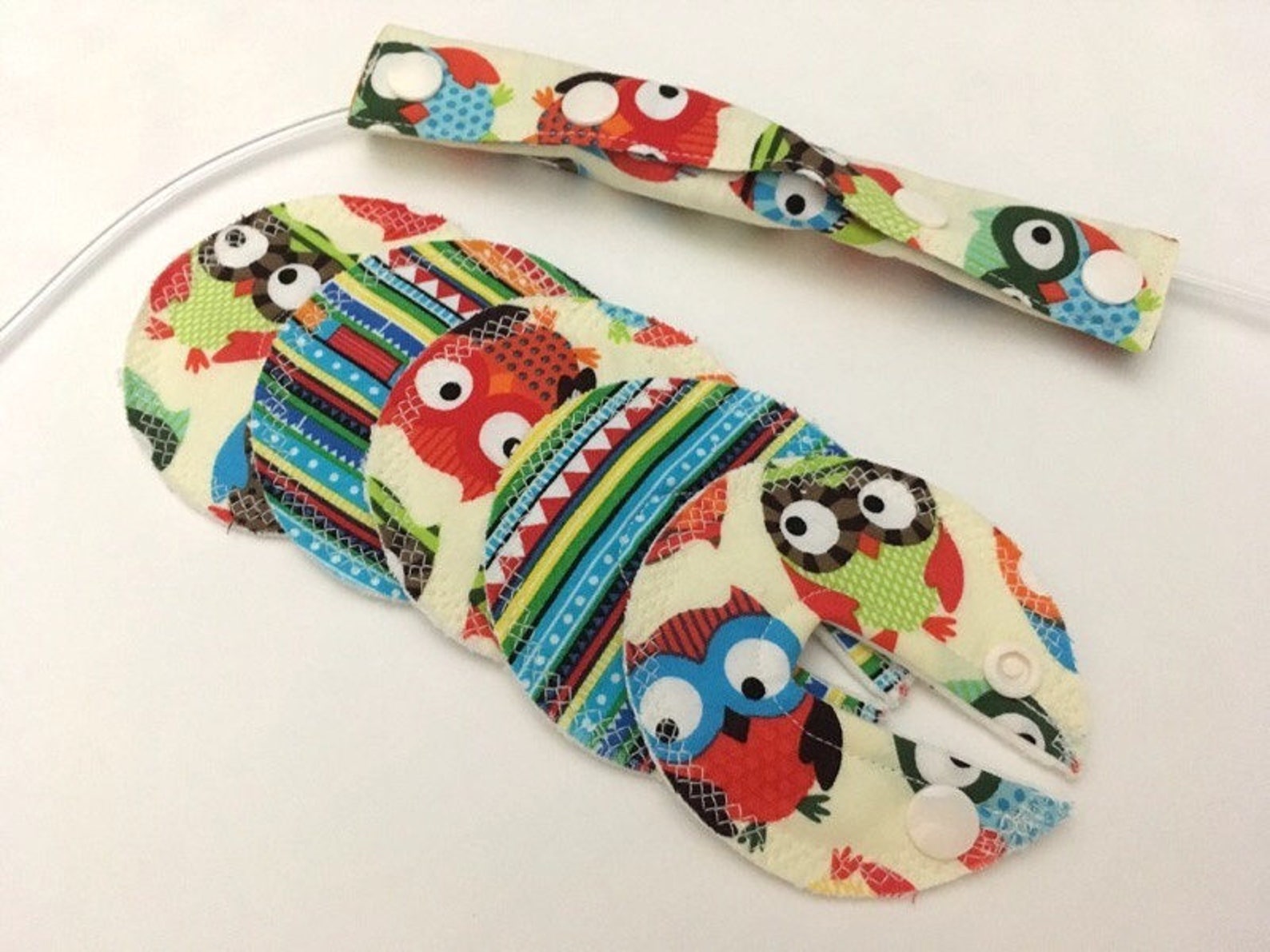 Feeding tube pads/cover Set of 5 pads and 1 reversible tube | Etsy