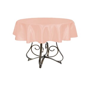 KS Linens 36-inch Satin Round Tablecloth Multiple Colors, Luxurious ...
