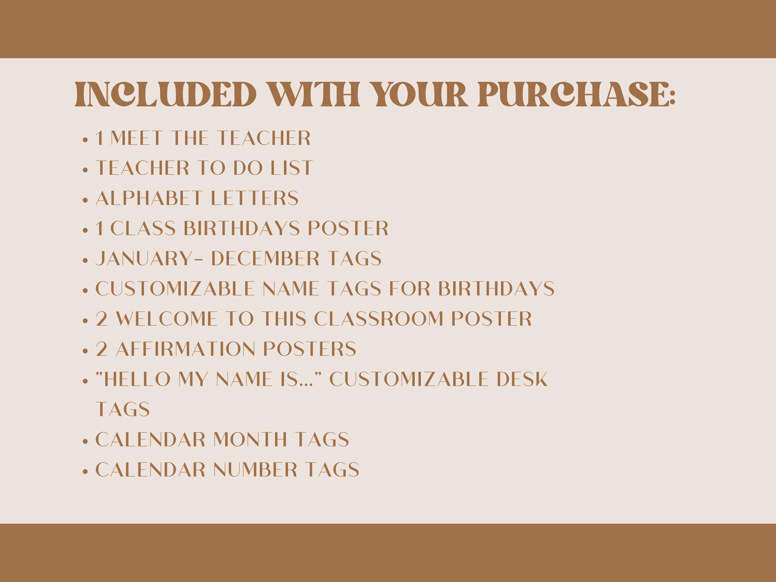 BOHO Classroom Decor Bundle Spotty Boho Classroom Bundle Editable ...