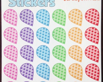 Teardrop Planner Stickers | Etsy