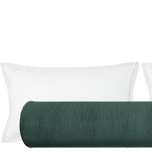 The Bolster : Strie Velvet // Harbour Blue | Velvet Bolster | Blue ...