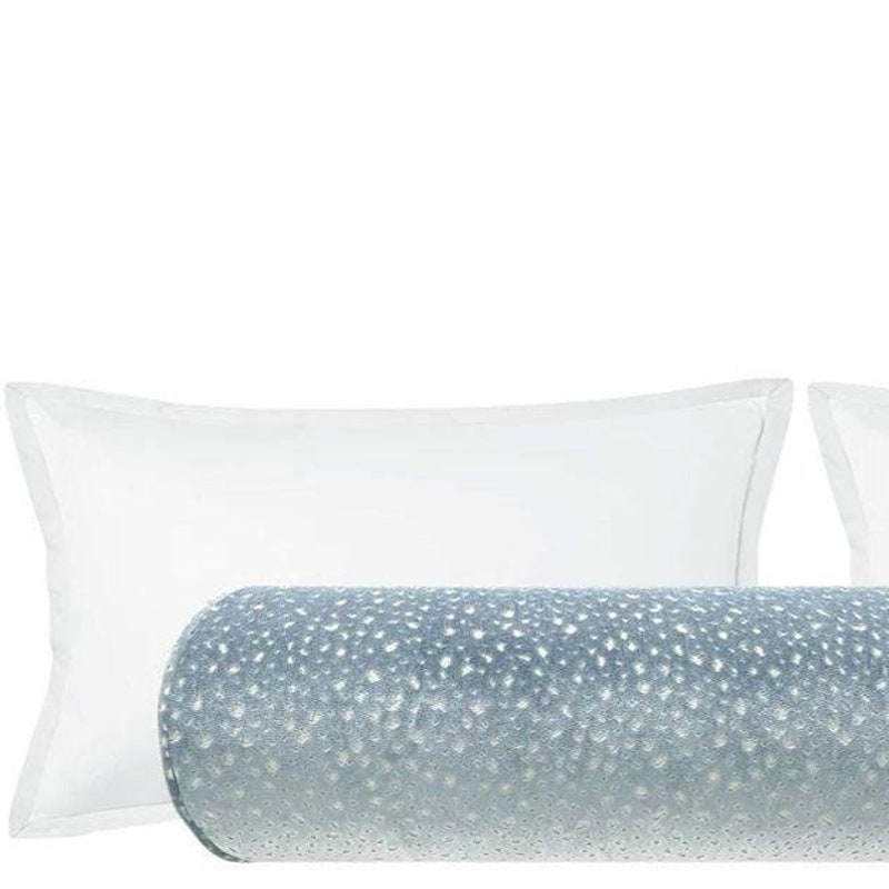 Blue Bolster Pillow - Etsy