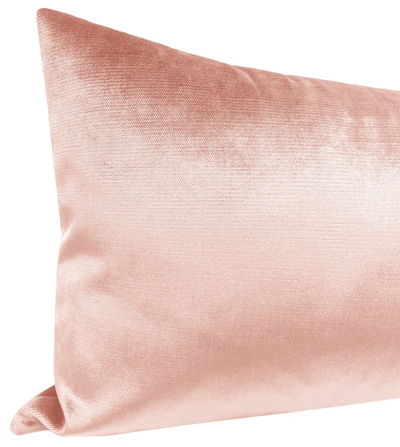 The XL Lumbar : Faux Silk Velvet // Pink Peony | Velvet Pillow | Pink ...