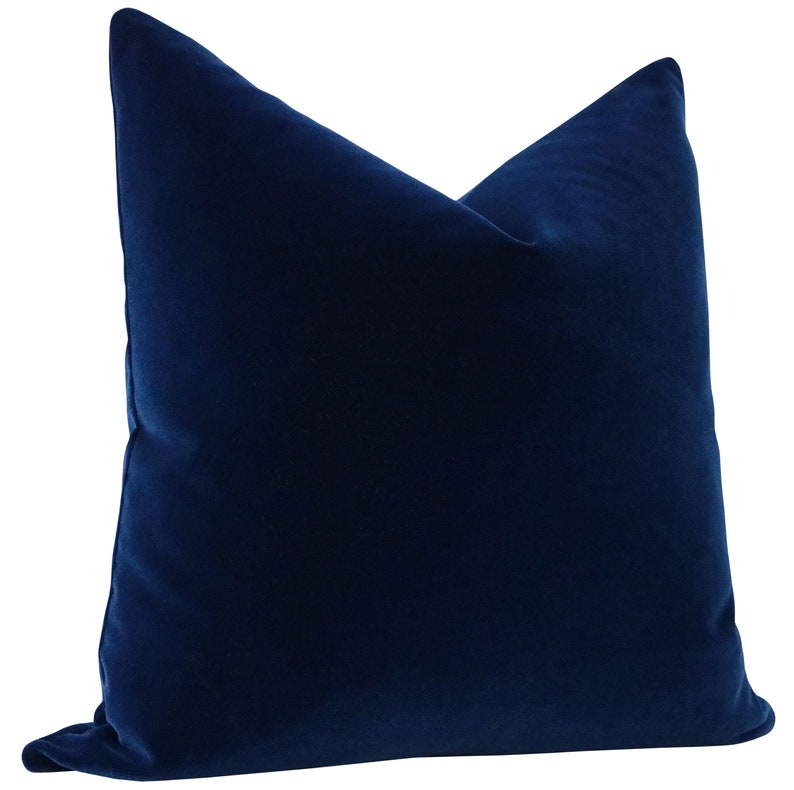 Mohair Velvet // Sapphire Pillow COVER ONLY Blue Velvet - Etsy Mohair Velvet // Sapphire Pillow COVER ONLY Blue Velvet - Etsy
