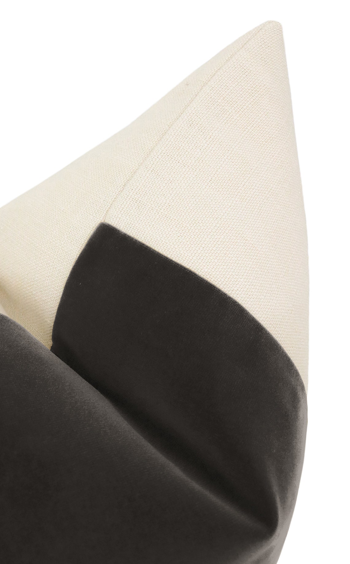 Panel : Signature Velvet // Graphite COVER Only Color Block | Etsy