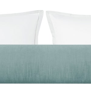 The Bolster : Strie Velvet // Cerulean Blue Velvet Bolster Blue Velvet ...