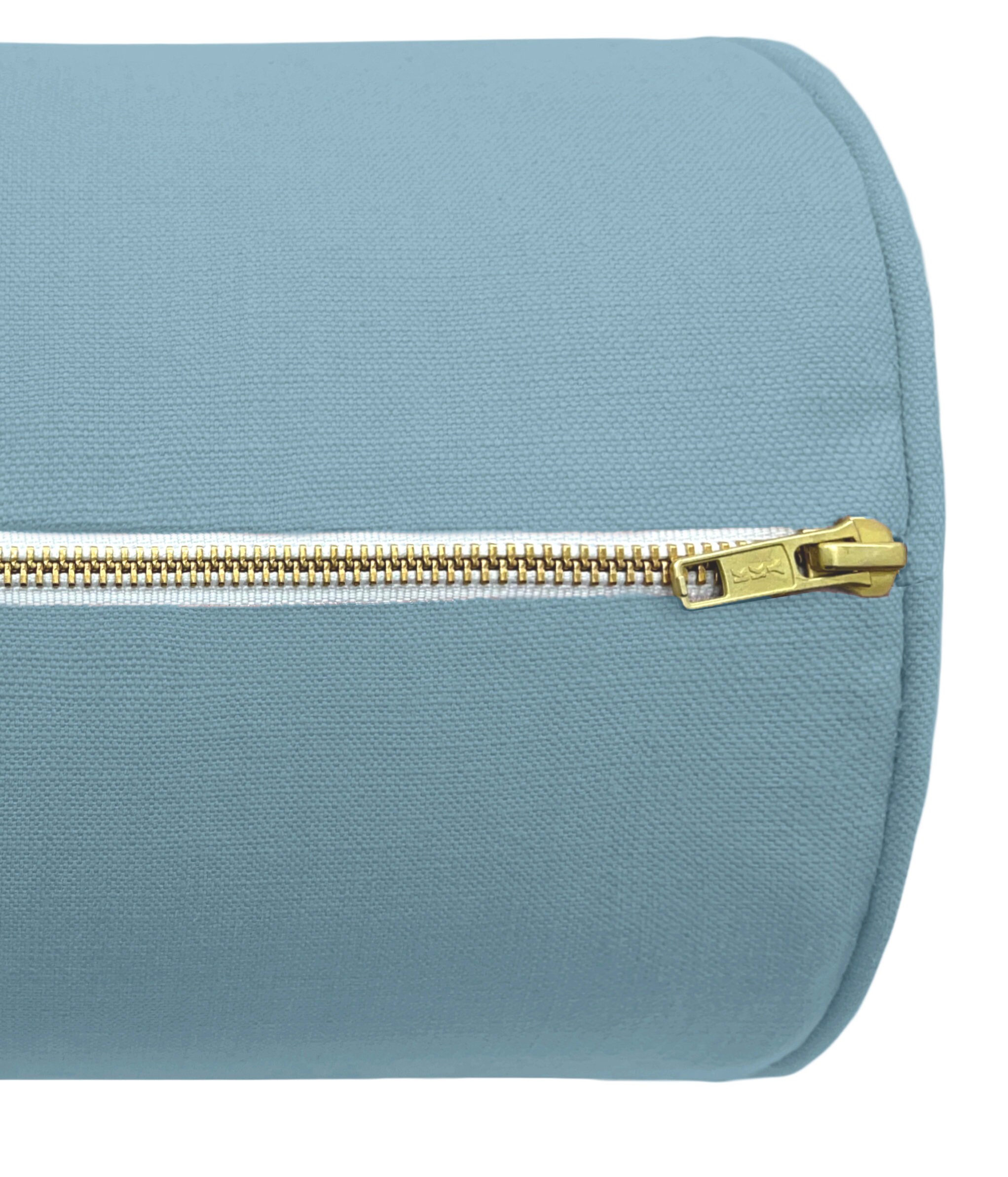 The Bolster : Classic Linen // Hydrangea Blue | Linen Bolster | Solid ...
