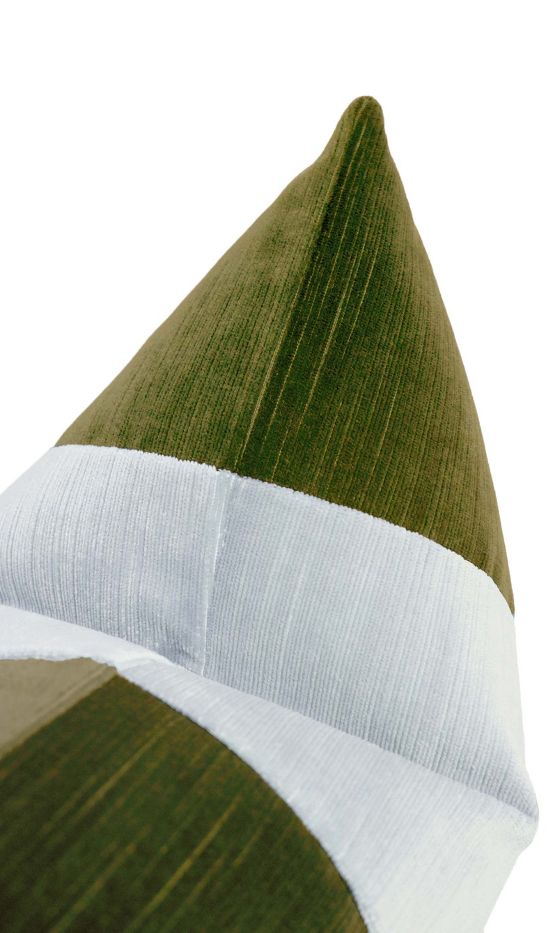 The Little Lumbar : Strie Velvet // Peridot Mist COVER ONLY - Etsy