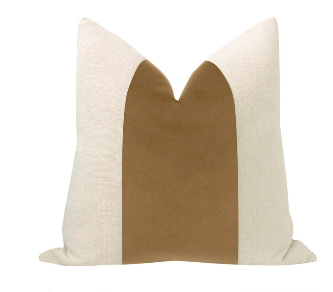 Panel : Signature Velvet // Nutmeg Velvet Stripe Cotton Velvet Pillow ...