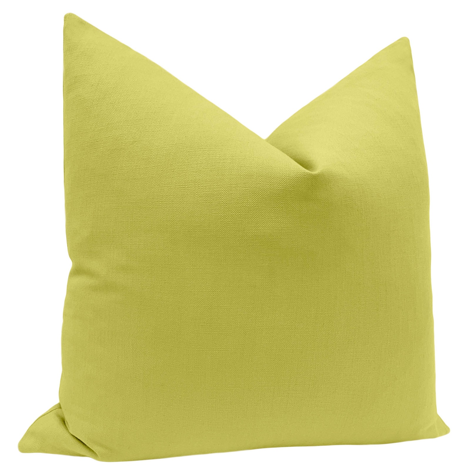 Classic Linen // Chartreuse Pillow | Citrine Linen | Designer Pillow ...