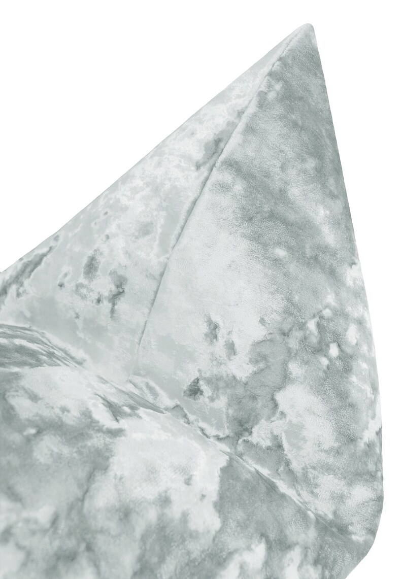 Lavish Velvet // Mist Pillow COVER ONLY Soft Blue Velvet | Etsy