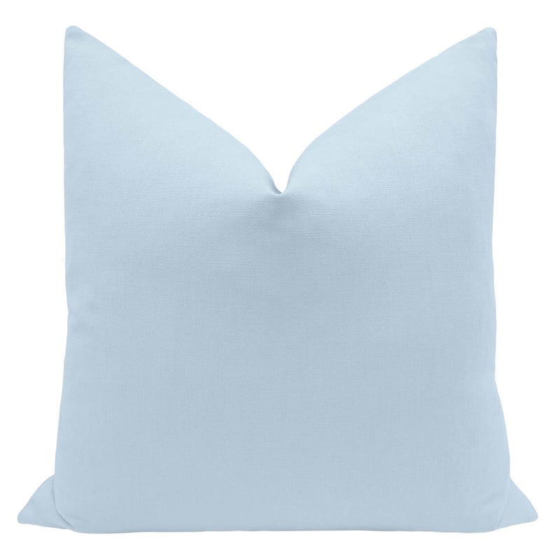 Light Blue Pillow - Etsy