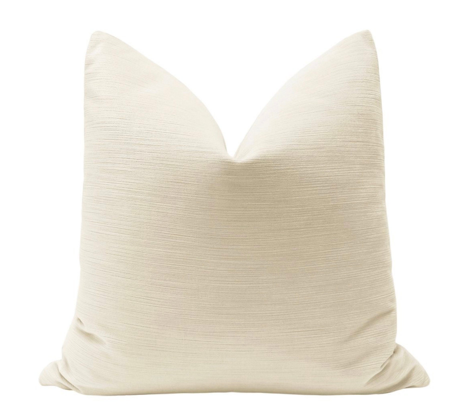 Strie Velvet Cashmere Pillow Cover Only Off White Velvet Etsy