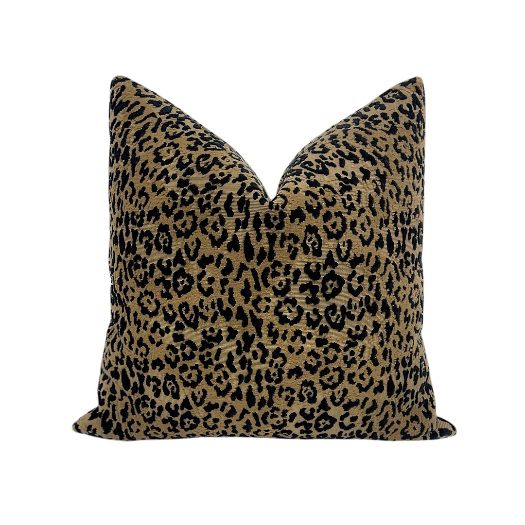 Serengeti Cut Velvet // Sand Pillow Cut Velvet Designer Velvet Pillow ...