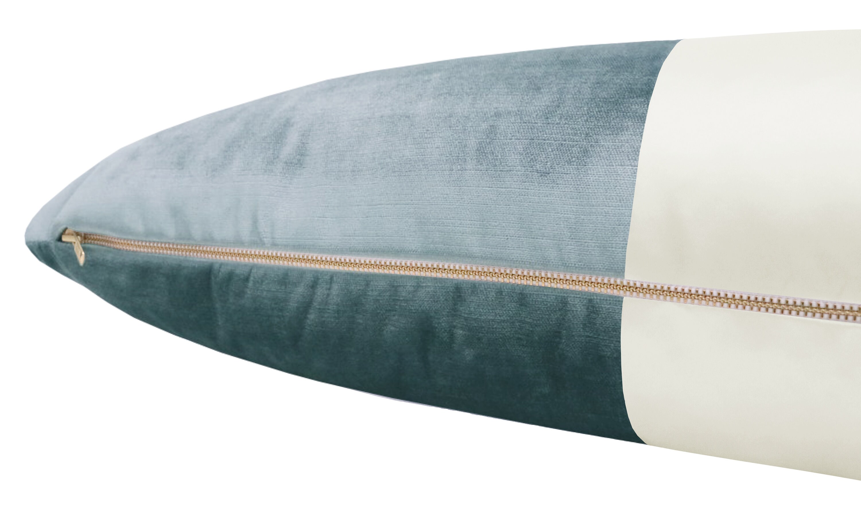 The XL Lumbar : Colorblock Faux Silk Velvet // Cerulean Blue | Etsy The XL Lumbar : Colorblock Faux Silk Velvet // Cerulean Blue | Etsy