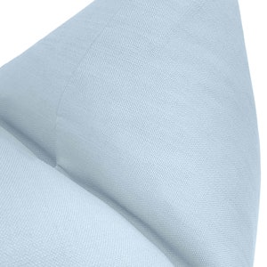 Classic Linen // Powder Blue Pillow | Light Blue Linen | Bedroom and ...