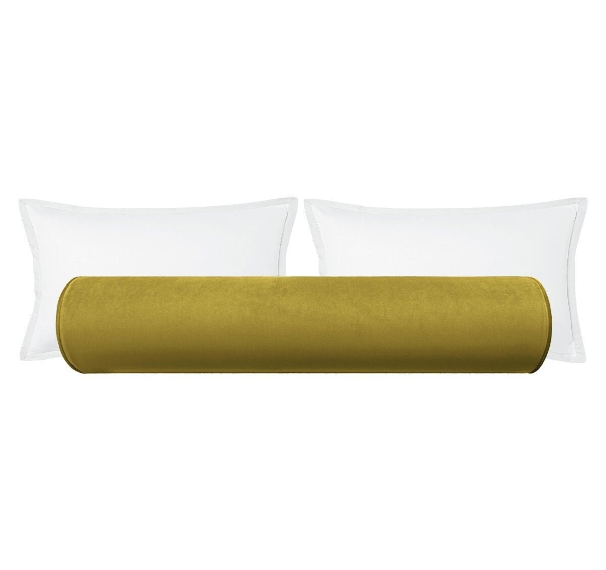 The Bolster : Melrose Velvet // Chartreuse | Solid Velvet | Green ...