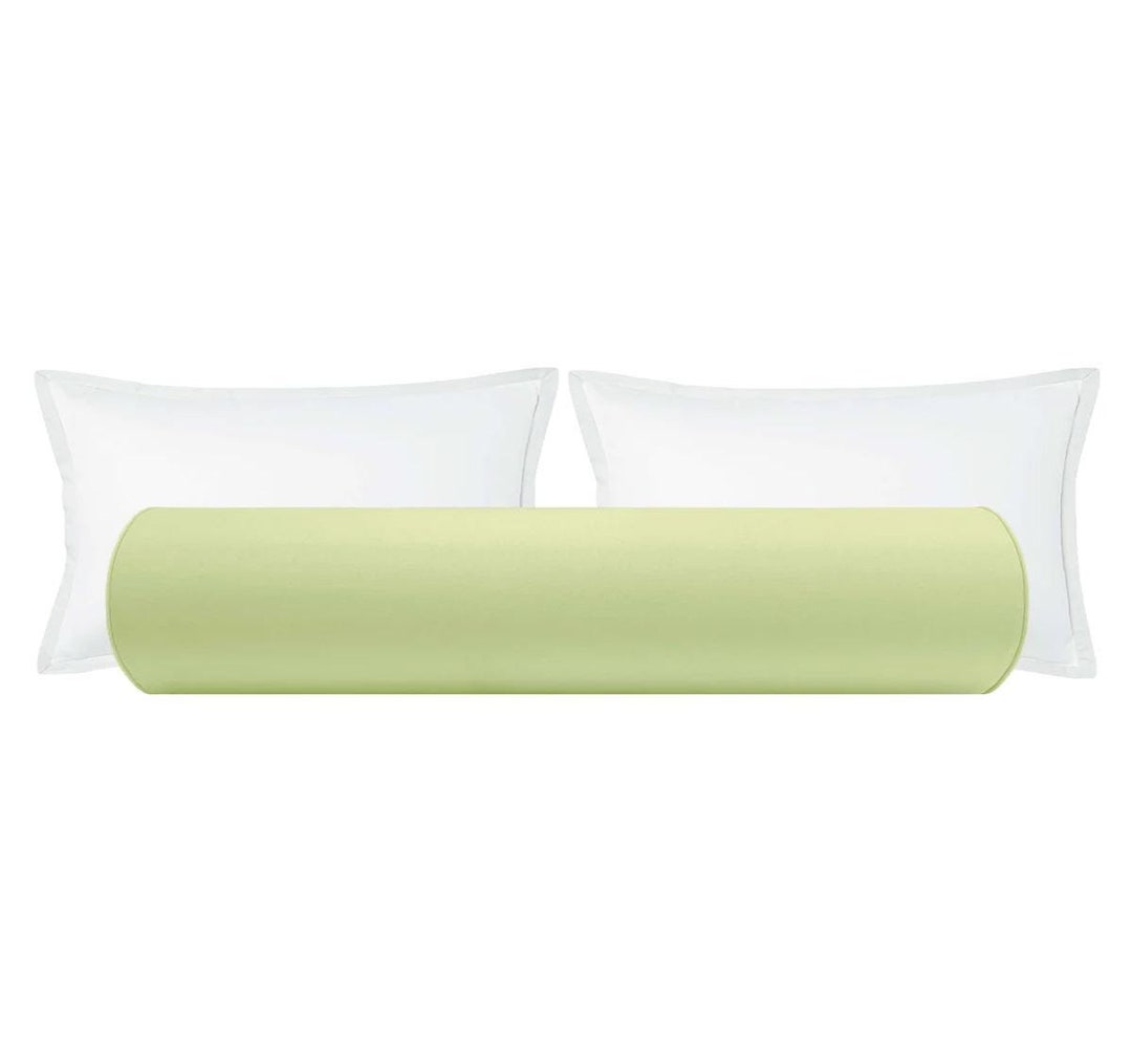 The Bolster : Classic Linen // Celadon | Linen Bolster | Green Linen ...