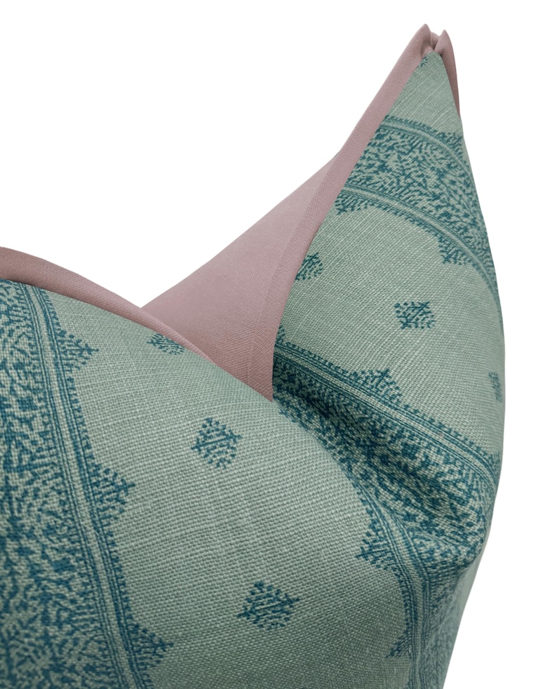 Peter Dunham Fez // Blue With Butterfly Flange Pillow | Blue ...