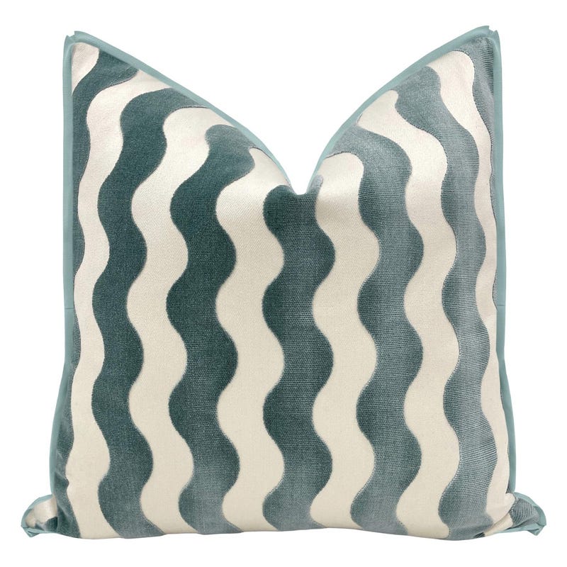 Waves Pillow - Etsy
