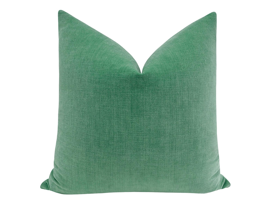 Signature Chenille // Jade Pillow | Solid Pillow | Chenille Pillow ...