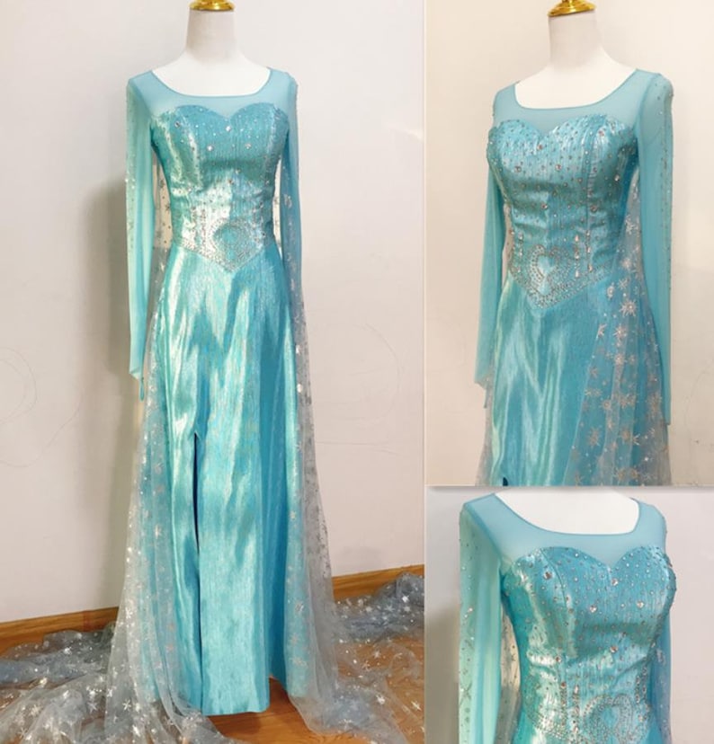 Handmade Cosplay Elsa Dress Adult Queen Elsa Cosplay - Etsy