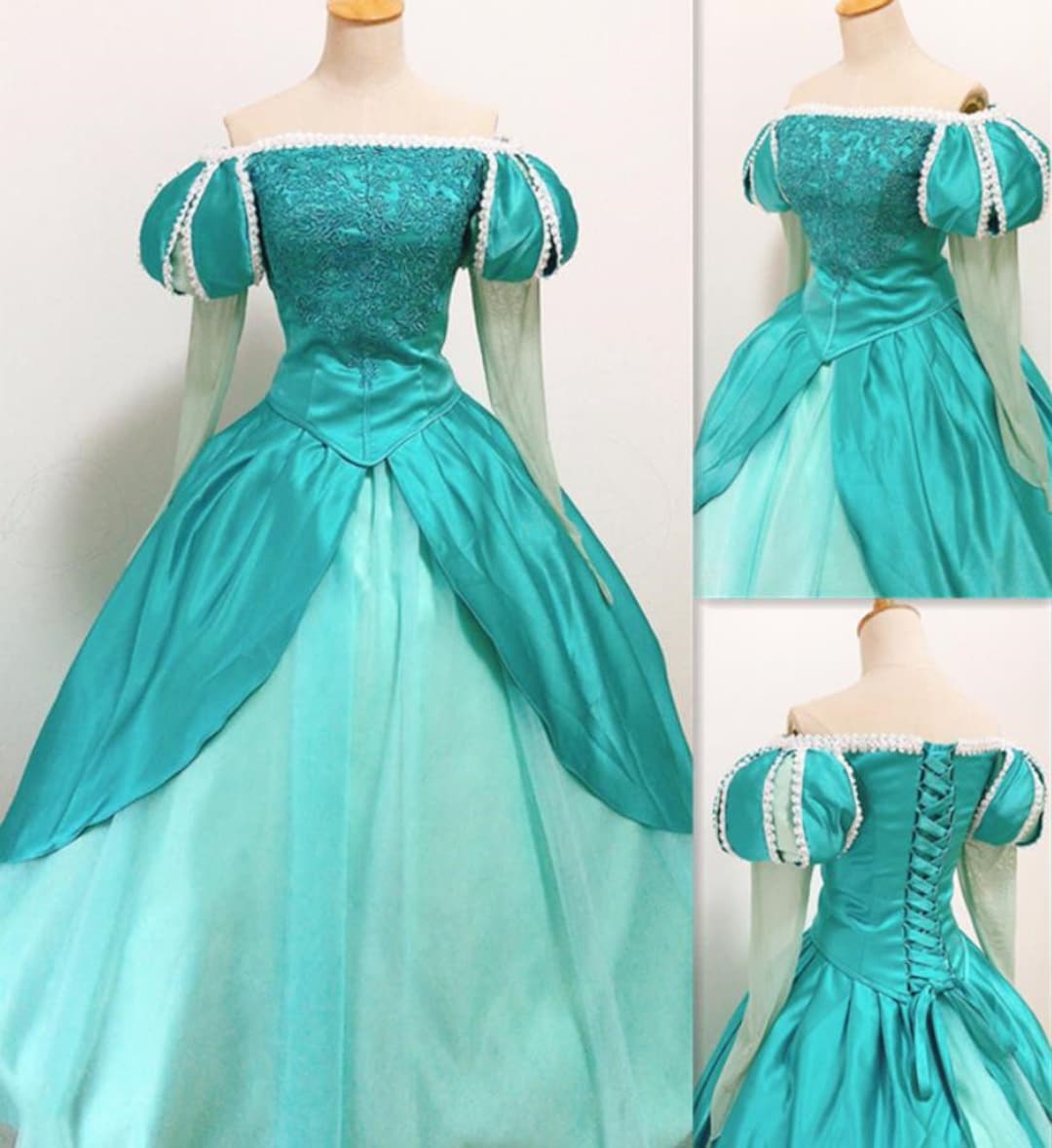 Handmade - Cosplay Ariel Costume, Ariel Blue Dress Costume, Ariel Adult ...