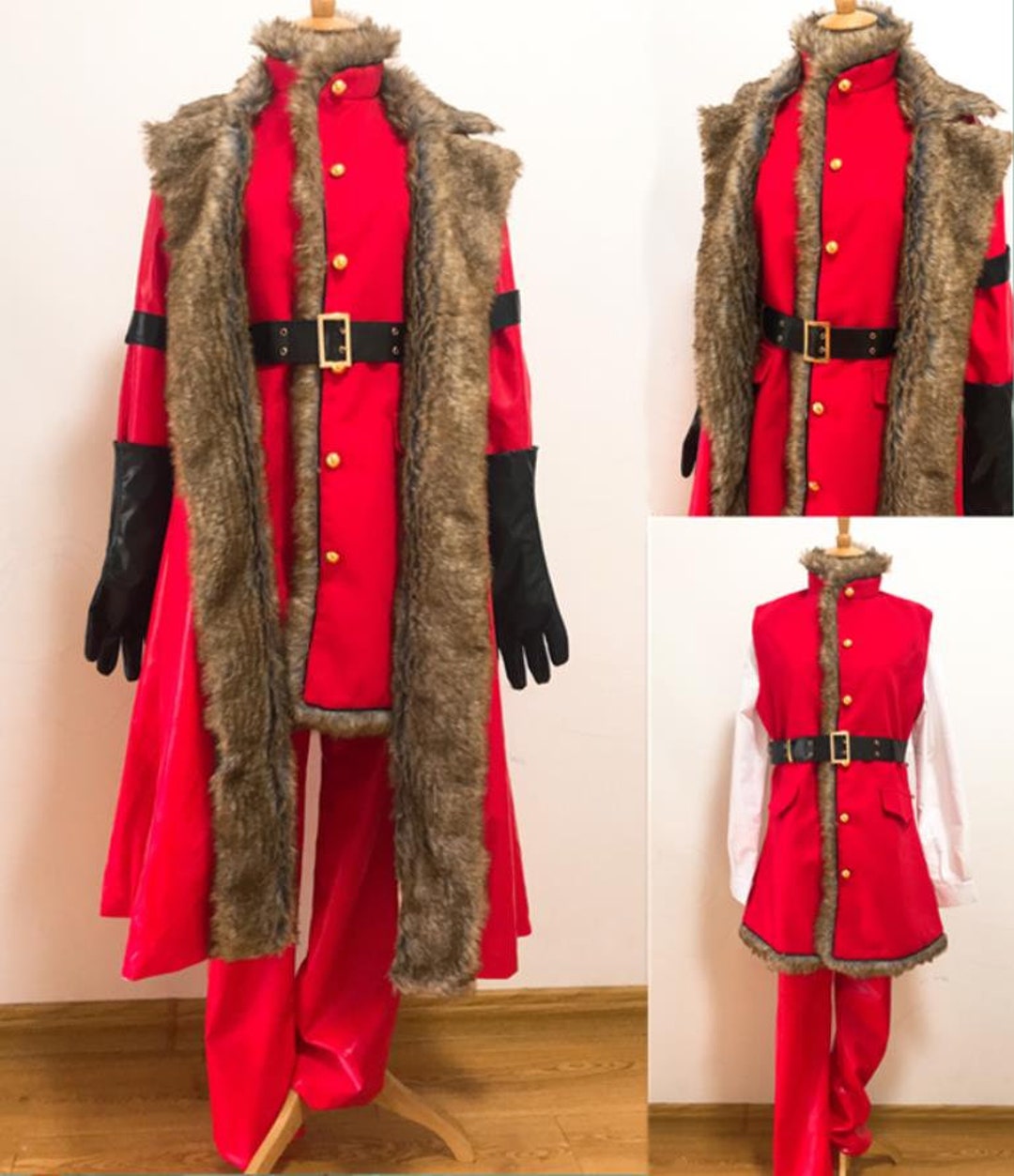 Handmade - Cosplay Santa Clause Costume, Santa Suits, Santa Clause ...