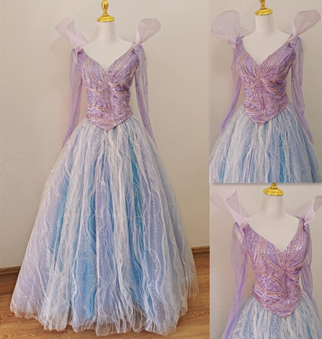 Handmade - Cosplay Part 2 Ariana Blue Glinda Dress, Good Witch Part 2 ...