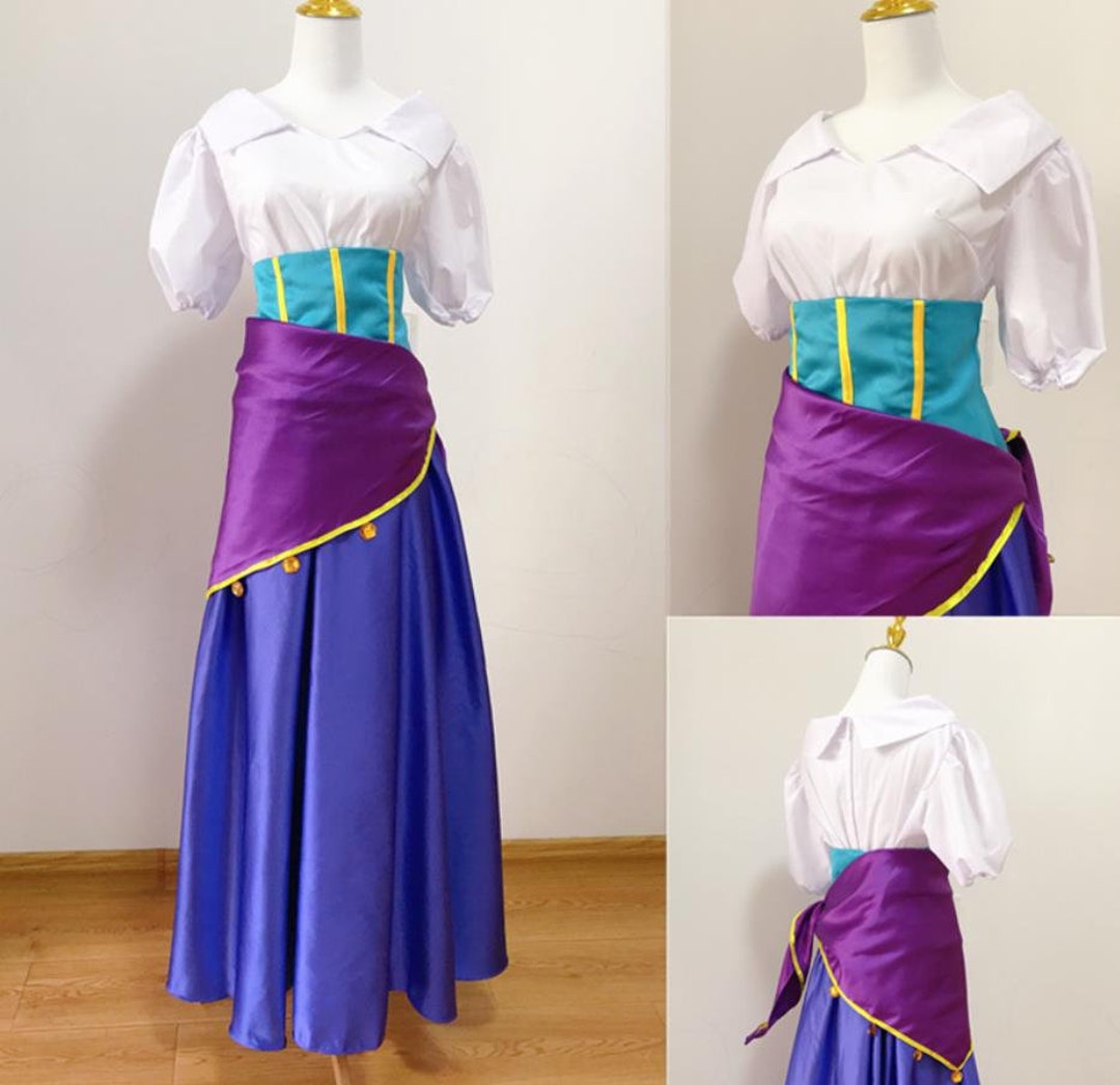Handmade - Cosplay Esmeralda Costume, Esmeralda Dress, Esmeralda ...