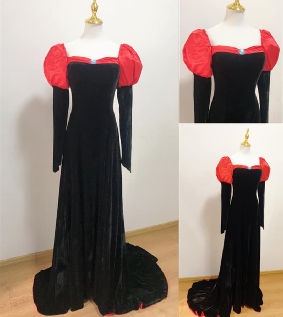 Handmade - Cosplay Swan Princess Odette Black Dress Cosplay Costume ...