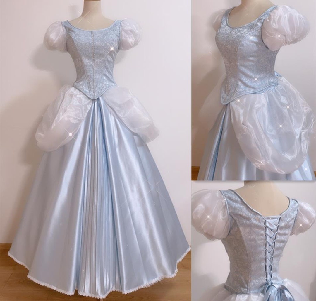 Handmade - Cosplay Classic Cinderella Dress Adult, Cinderella Cosplay ...