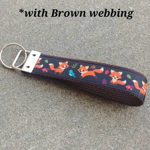 Fox Woodland Frolic Key Fob Wristlet! Foxes Keychain. Fall Harvest ...