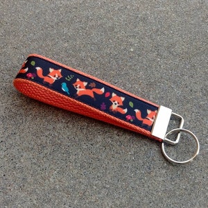 Fox Woodland Frolic Key Fob Wristlet! Foxes Keychain. Fall Harvest ...
