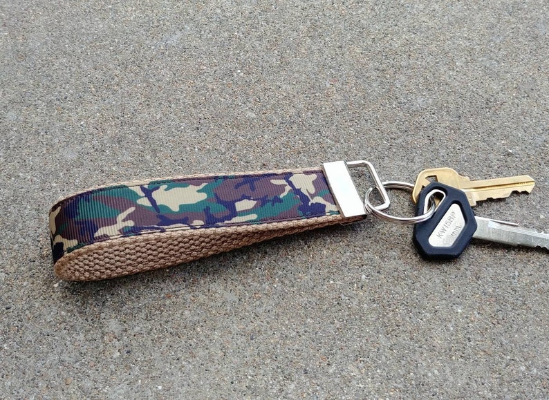 Camo Key Fob Wristlet Camouflage Keychain. Army Camo. Hunter - Etsy