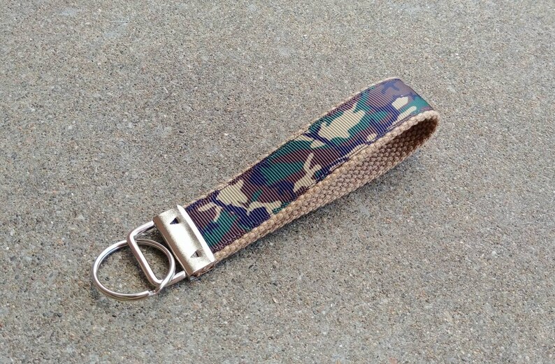 Camo Key Fob Wristlet Camouflage Keychain. Army Camo. Hunter | Etsy