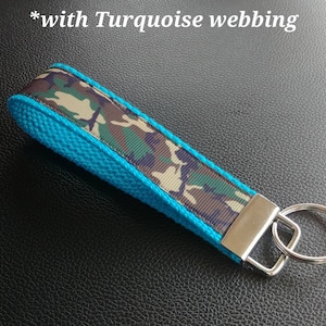 Camo Key Fob Wristlet! Camouflage Keychain. Army Camo. Hunter Fabric ...