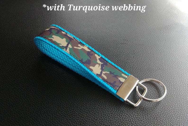 Camo Key Fob Wristlet! Camouflage Keychain. Army Camo. Hunter Fabric ...