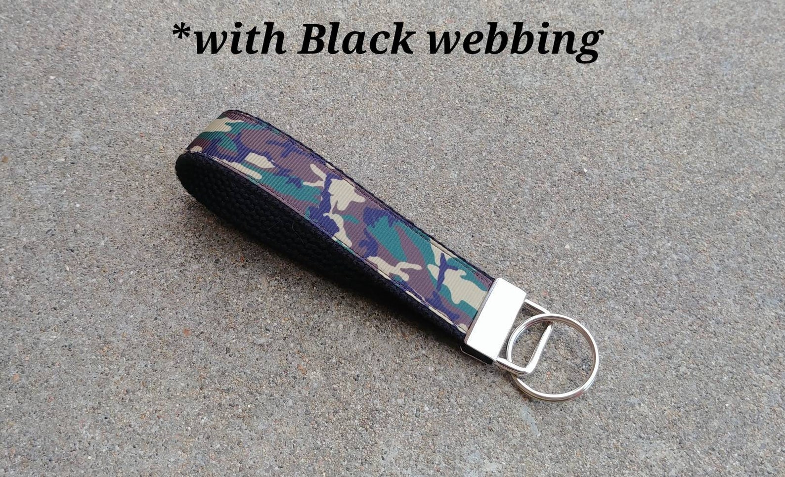 Camo Key Fob Wristlet! Camouflage Keychain. Army Camo. Hunter Fabric ...