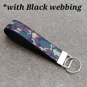 Camo Key Fob Wristlet! Camouflage Keychain. Army Camo. Hunter Fabric ...