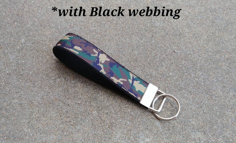 Camo Key Fob Wristlet Camouflage Keychain. Army Camo. Hunter | Etsy