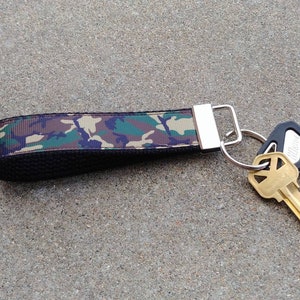 Camo Key Fob Wristlet! Camouflage Keychain. Army Camo. Hunter Fabric ...