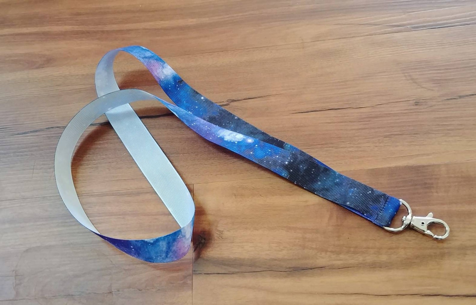 Galaxy Lanyard Outer Space Ribbon Lanyard. Astronomy ID Badge | Etsy