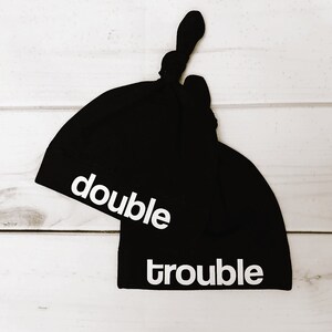 Twins Baby Gift, Baby Hat, Newborn Hospital Hat, Twin Onesies®, Twin ...