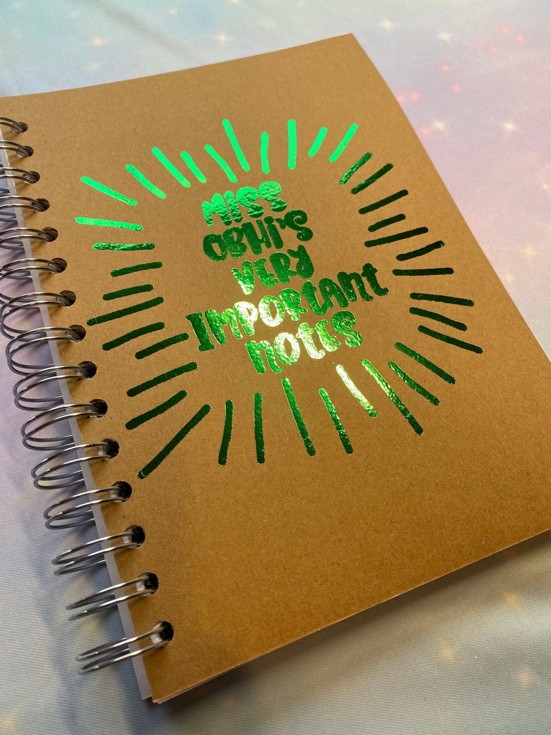 Important Notes Things to Do Book of Stuff - Personalised - A5 or A4 ...