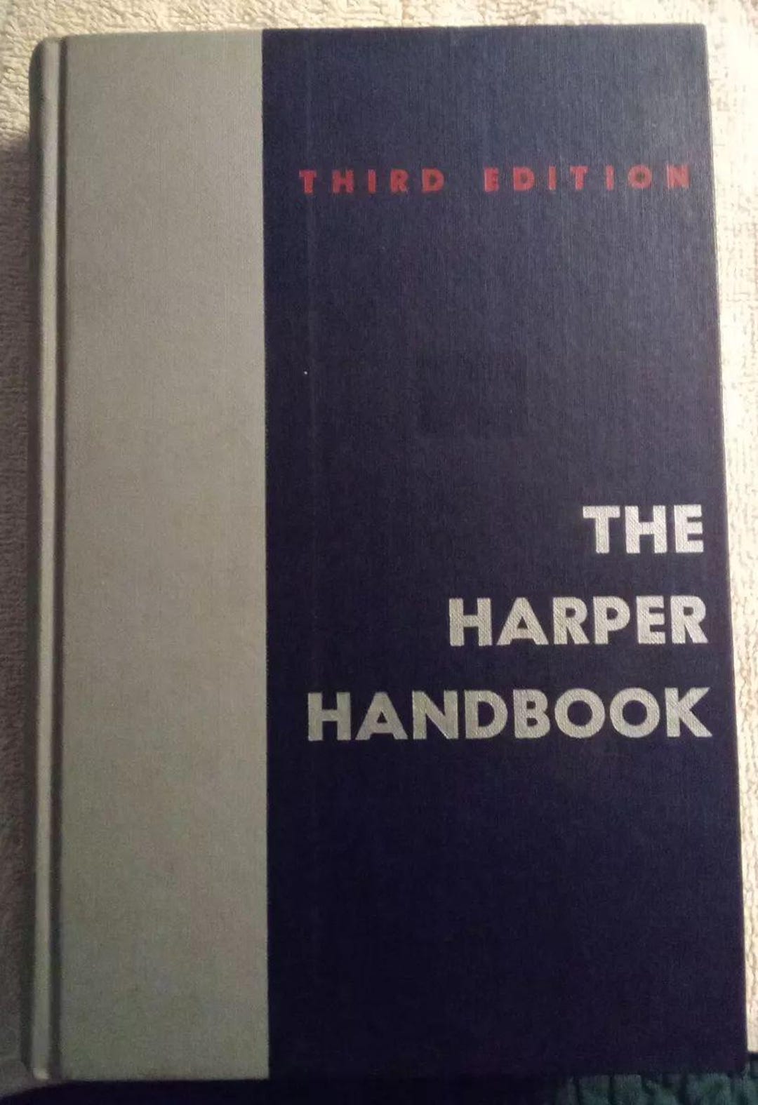 Vintage 1962 Book / the Harper Handbook of College Composition Third ...