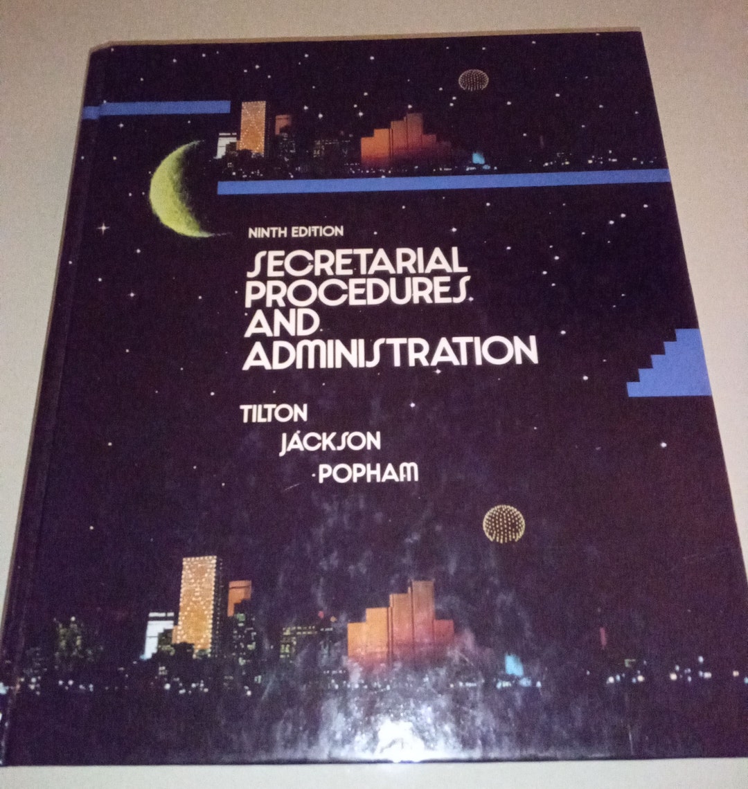 Vintage Office Book * 1987 Secretarial Procedures and Administration ...